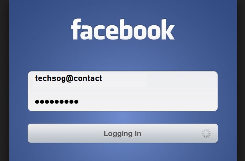 Login Facebook